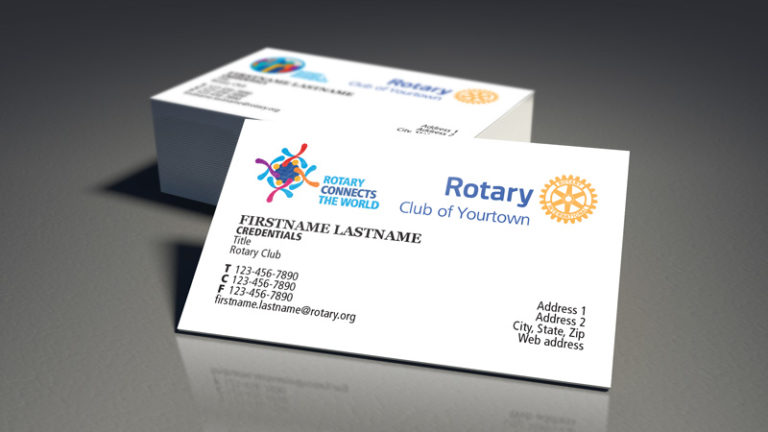 Rotary Business Cards - Ben Bauer Creative